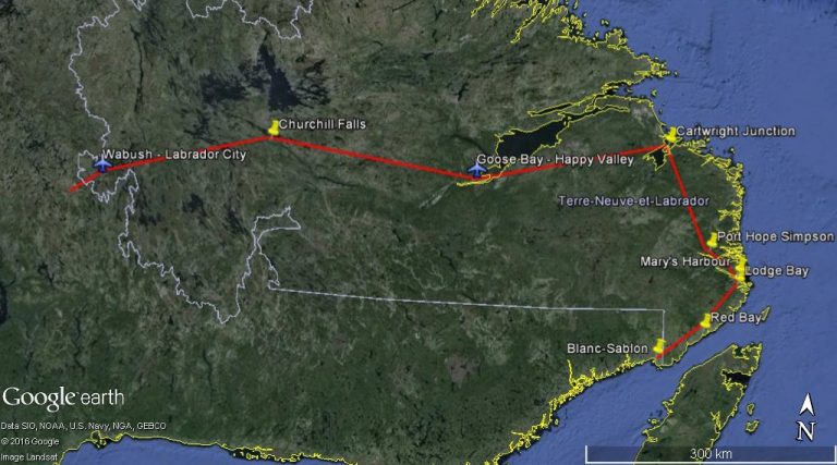 Le Canadair de la Trans-Labrador Highway | 09-27.fr
